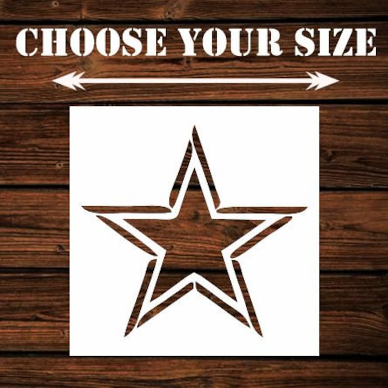Dallas Cowboys Logo Reusable Plastic Stencil Choose a Size Free S&H ...