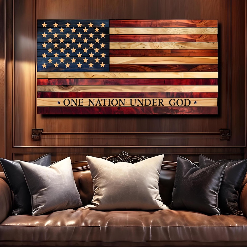 American Flag Wall Art - Etsy