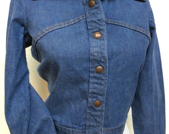 Small denim jacket | Etsy