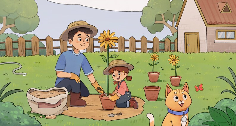 Customized Childrens Book Illustration, Personalized Bedtime Storybook ...