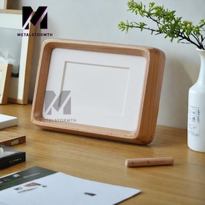 Hand Polished Round Corner Wooden Photo Frame,home Decor Office Decor ...