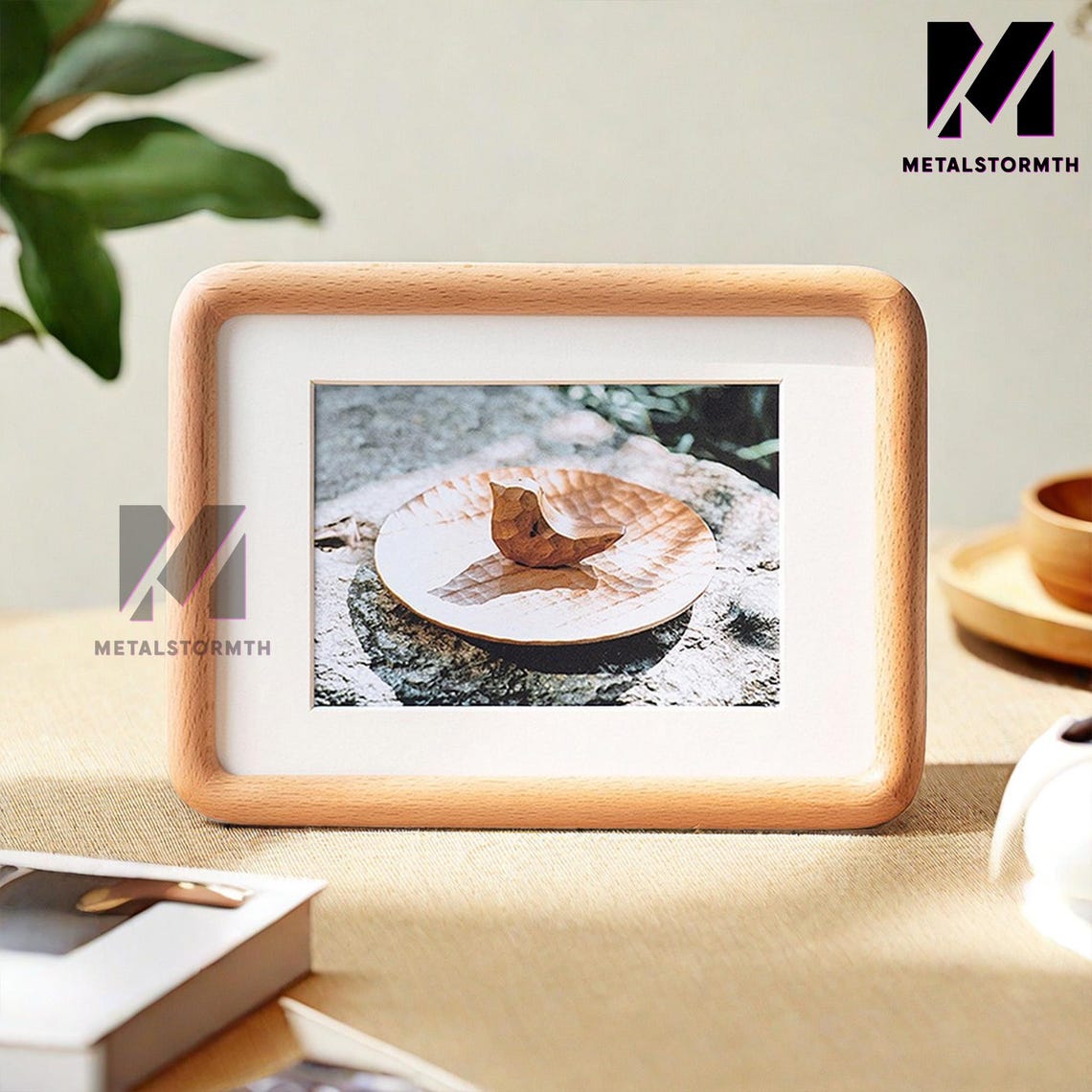 Hardwood Rustic Picture Frame,wall Photo Frame,solid Wood Picture Frame ...