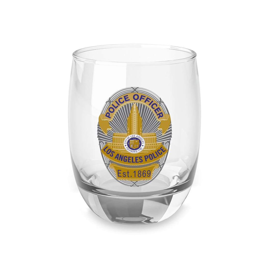 LAPD Whiskey Glass | Perfect Gift for Police Officers, Retirement ...