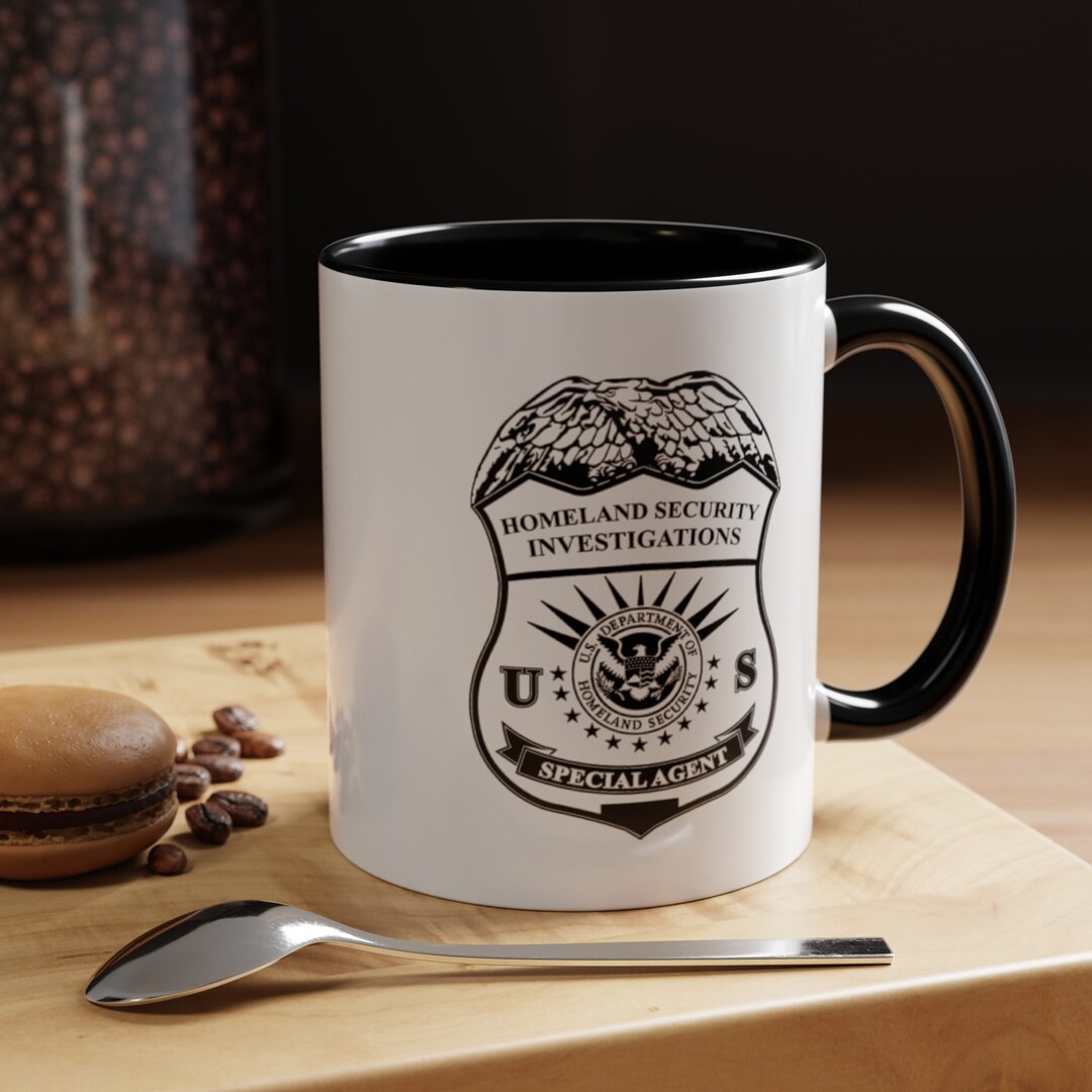 HSI Special Agent DHS Accent Coffee Mug (11, 15oz), Police, Federal ...