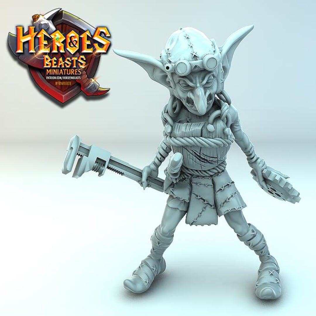 Goblin Steampunk Pilot Dnd TTRPG Wargaming Miniatures - Etsy