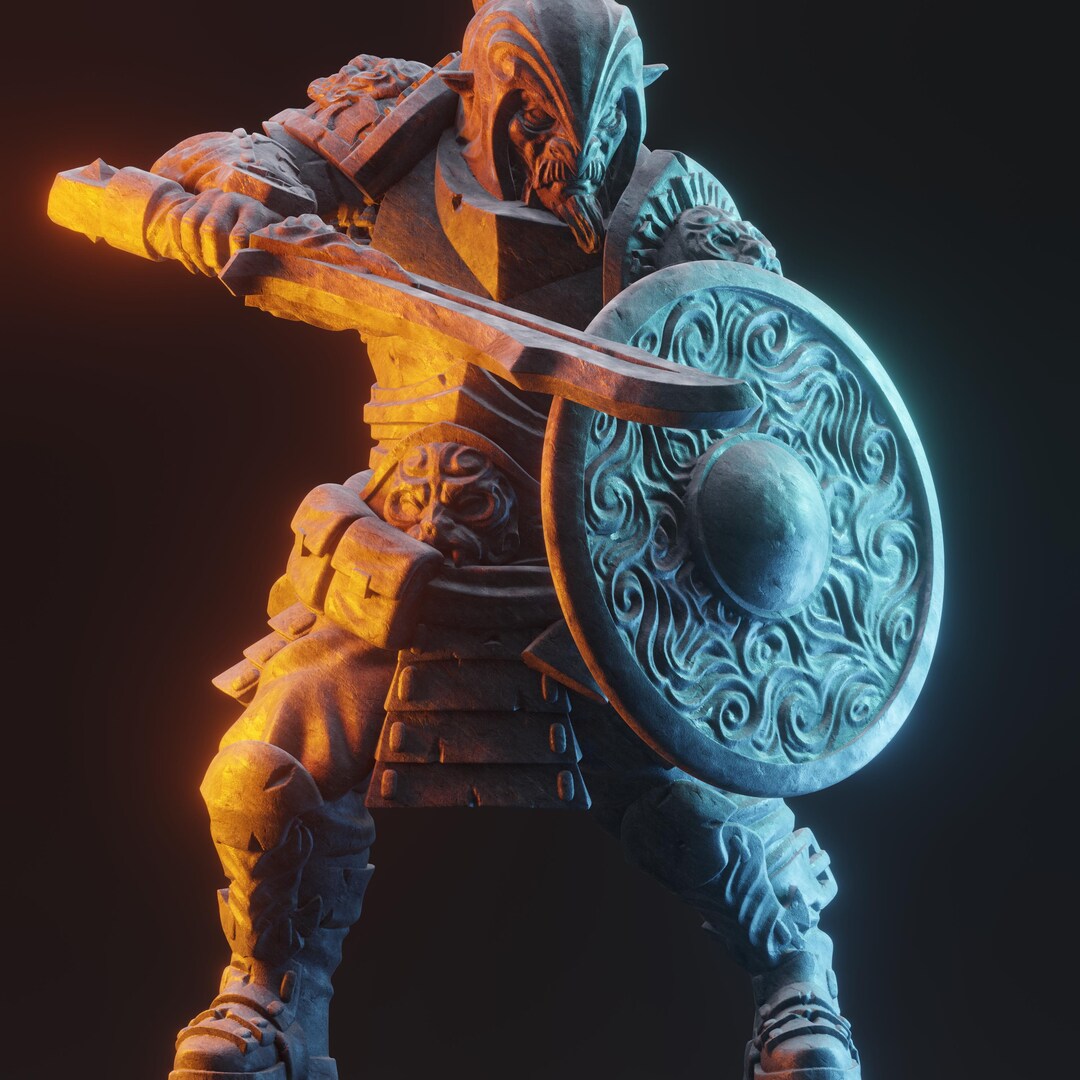 Hobgoblin Horde Swordmaster 2 Dnd TTRPG Wargaming Miniatures 3D Printed ...