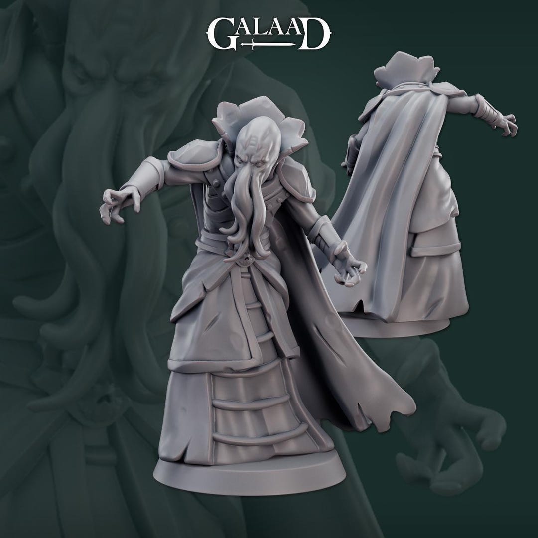 Mind Flayer #1 • Dnd • TTRPG • Wargaming Miniatures - Etsy