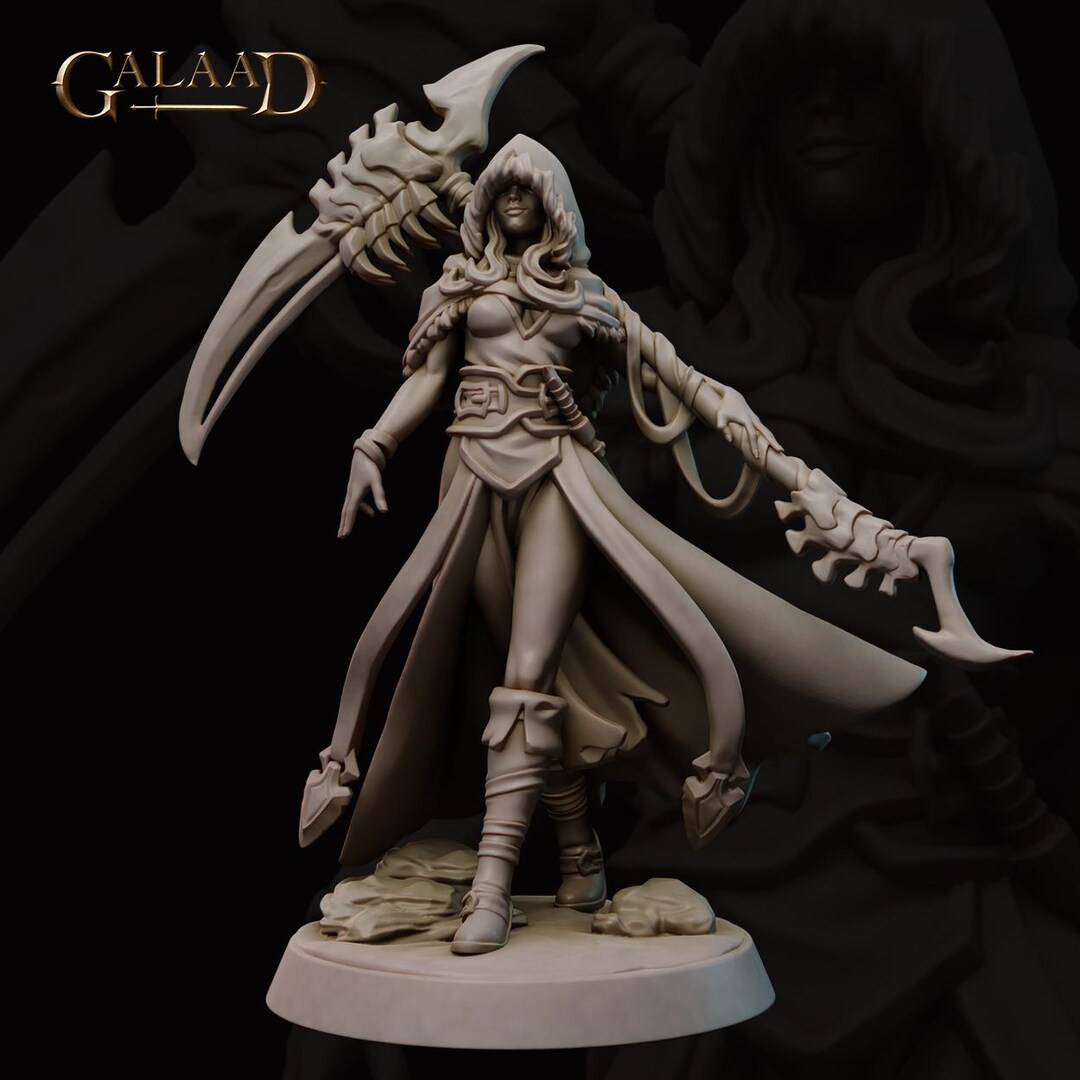 Female Human Reaper Dnd TTRPG Wargaming Miniatures 3D Printed Photos of ...
