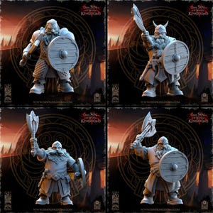 Dwarf Warriors • Dnd • TTRPG • Wargaming Miniatures - Etsy