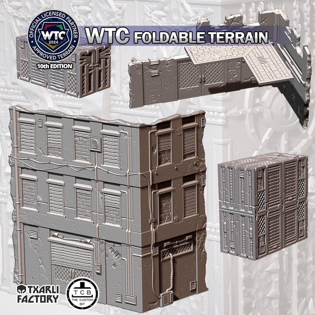 Sovietic - WTC 40K Official Foldable Terrain Set (10th Edition) - Etsy