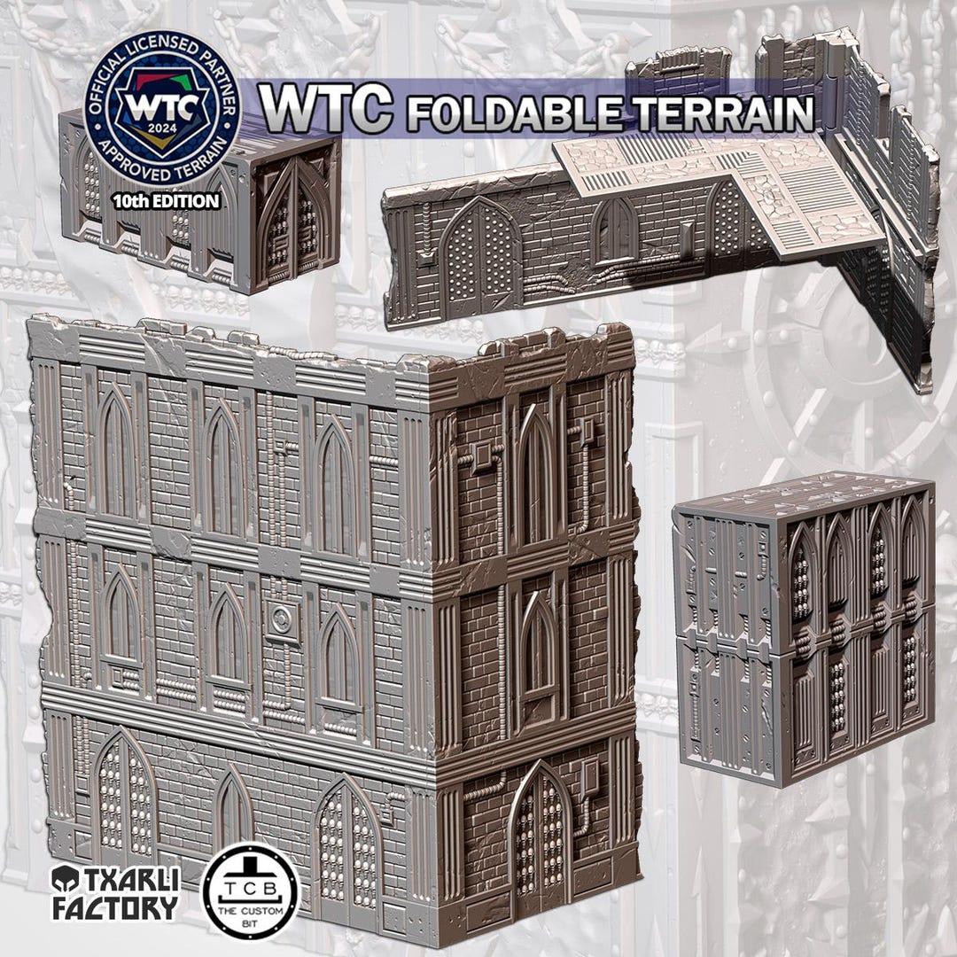 Cathedral - WTC 40K Official Foldable Terrain Set (10th Edition) - Etsy