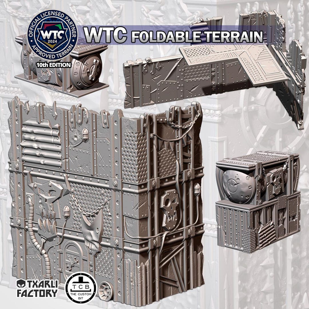 Orcs - WTC 40K Official Foldable Terrain Set (10th Edition) - Etsy