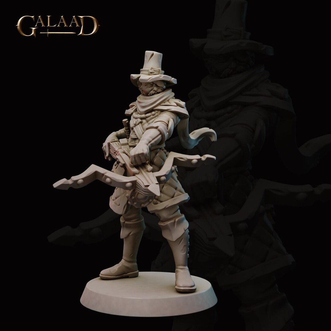 Male Human Hunter Dnd TTRPG Wargaming Miniatures 3D Printed Photos of ...