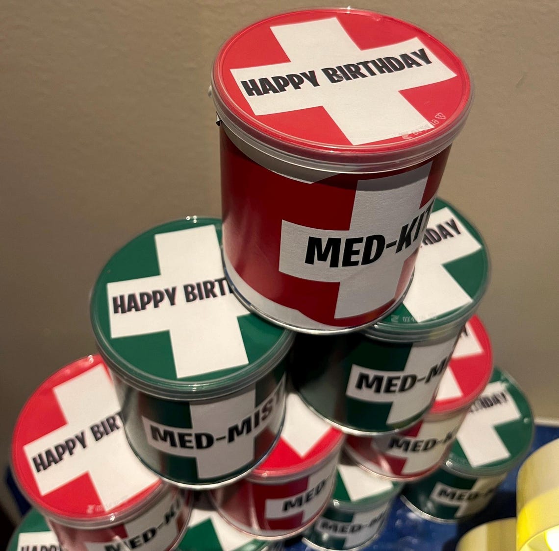 Med Kit & Med Mist Lables, Gamer Party Supplies, Pringles 1.3 Oz Labels ...