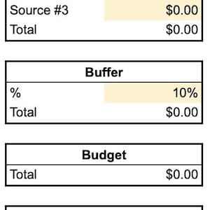 Simple Budget Template for 50/30/20 Rule for Google Sheets - Etsy