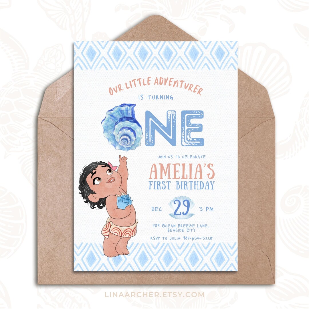 Little Adventurer Birthday Invitations | Editable Template for 1st ...