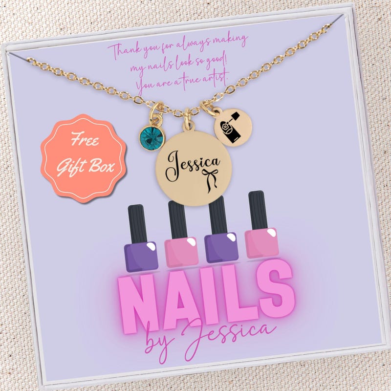 Nail Necklace - Etsy