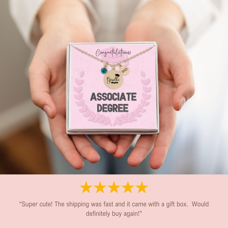 Personalized Associates Degree Graduation Gift AA Degree Graduation ...