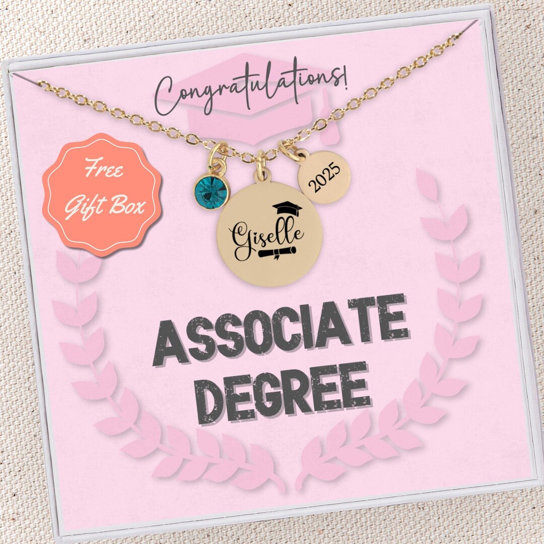 Personalized Associates Degree Graduation Gift AA Degree Graduation ...