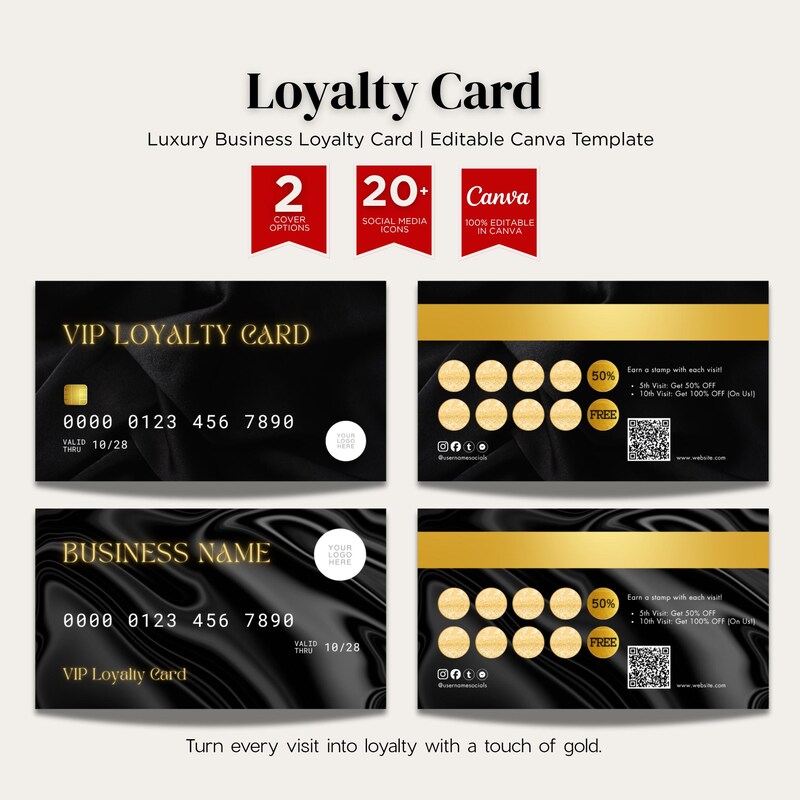 Vip Card for Club - Etsy