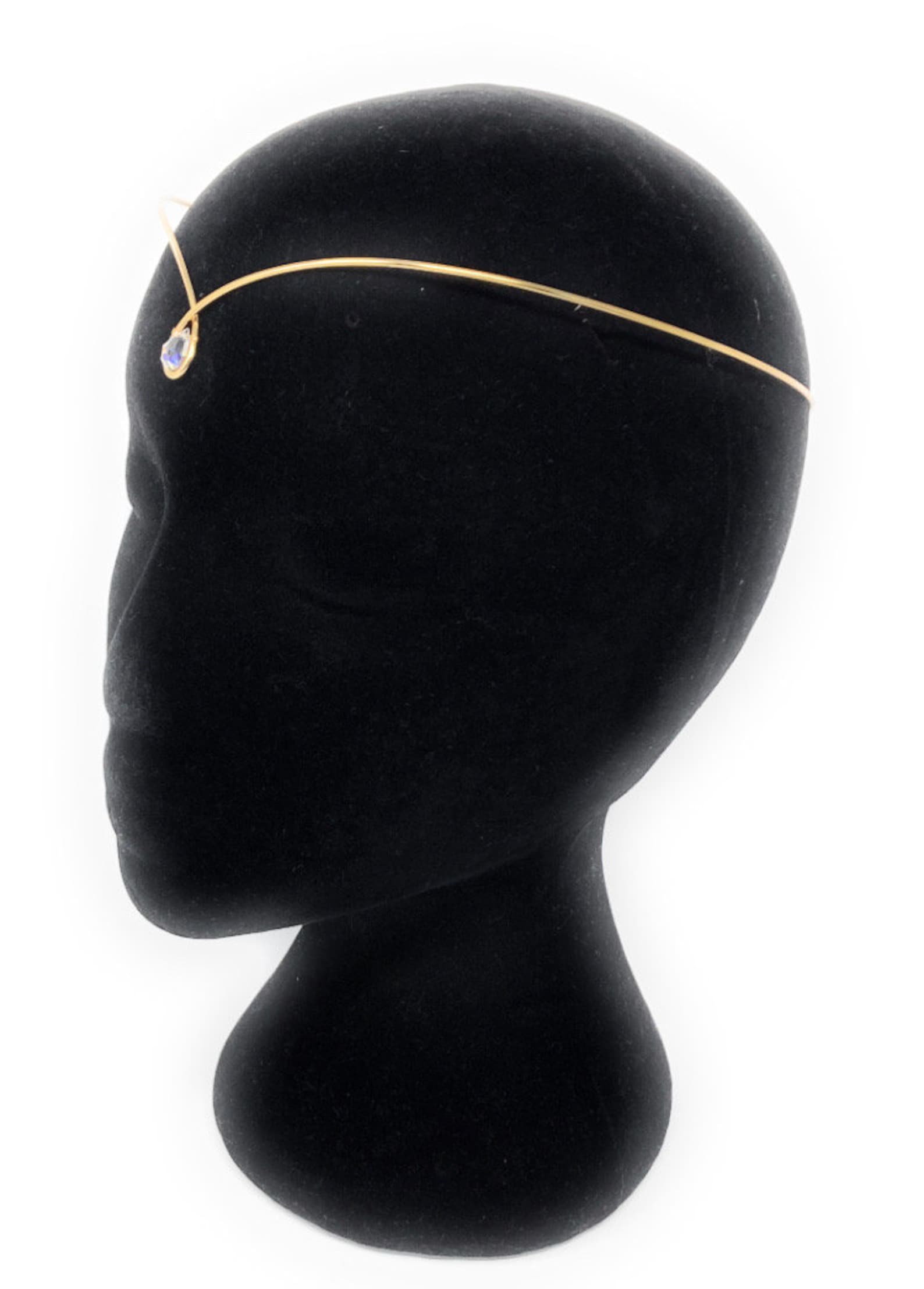 Clear Crystal Circlet Tiara Medieval Renaissance Celtic Headband Bridal ...