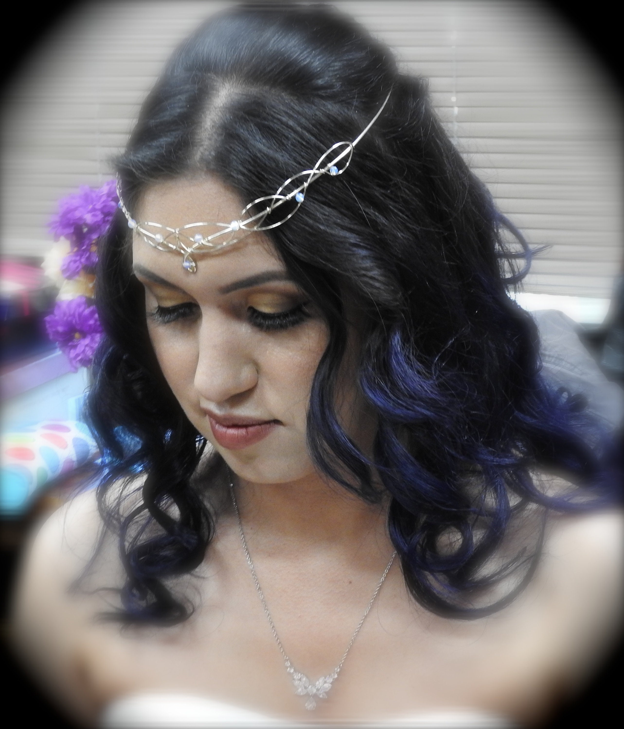Opalite Moonstone Tiara Circlet Elven Wedding Bride Headpiece - Etsy UK