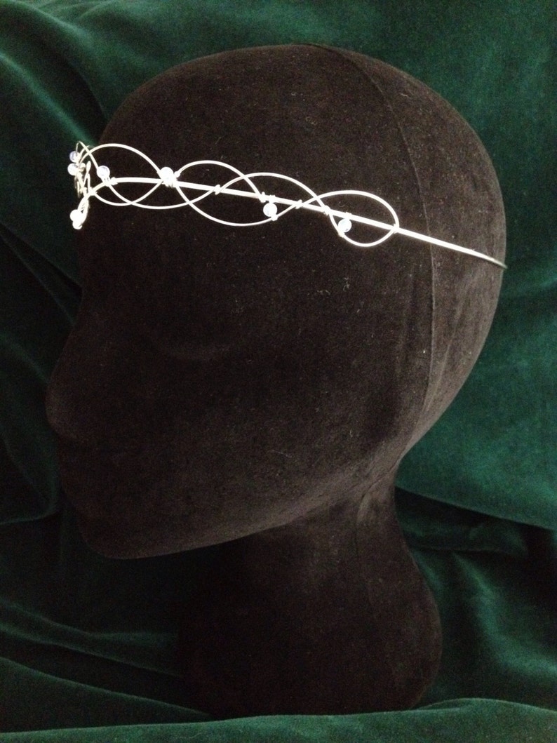 Opalite Moonstone Tiara Circlet Elven Wedding Bride Headpiece | Etsy UK