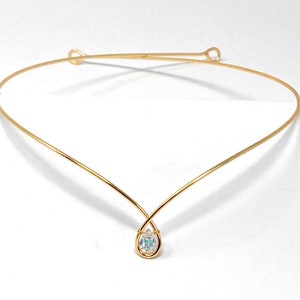 Clear Crystal Circlet Tiara Medieval Renaissance Celtic Headband Bridal ...