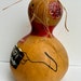Hand Painted Gourd Snowman - Etsy