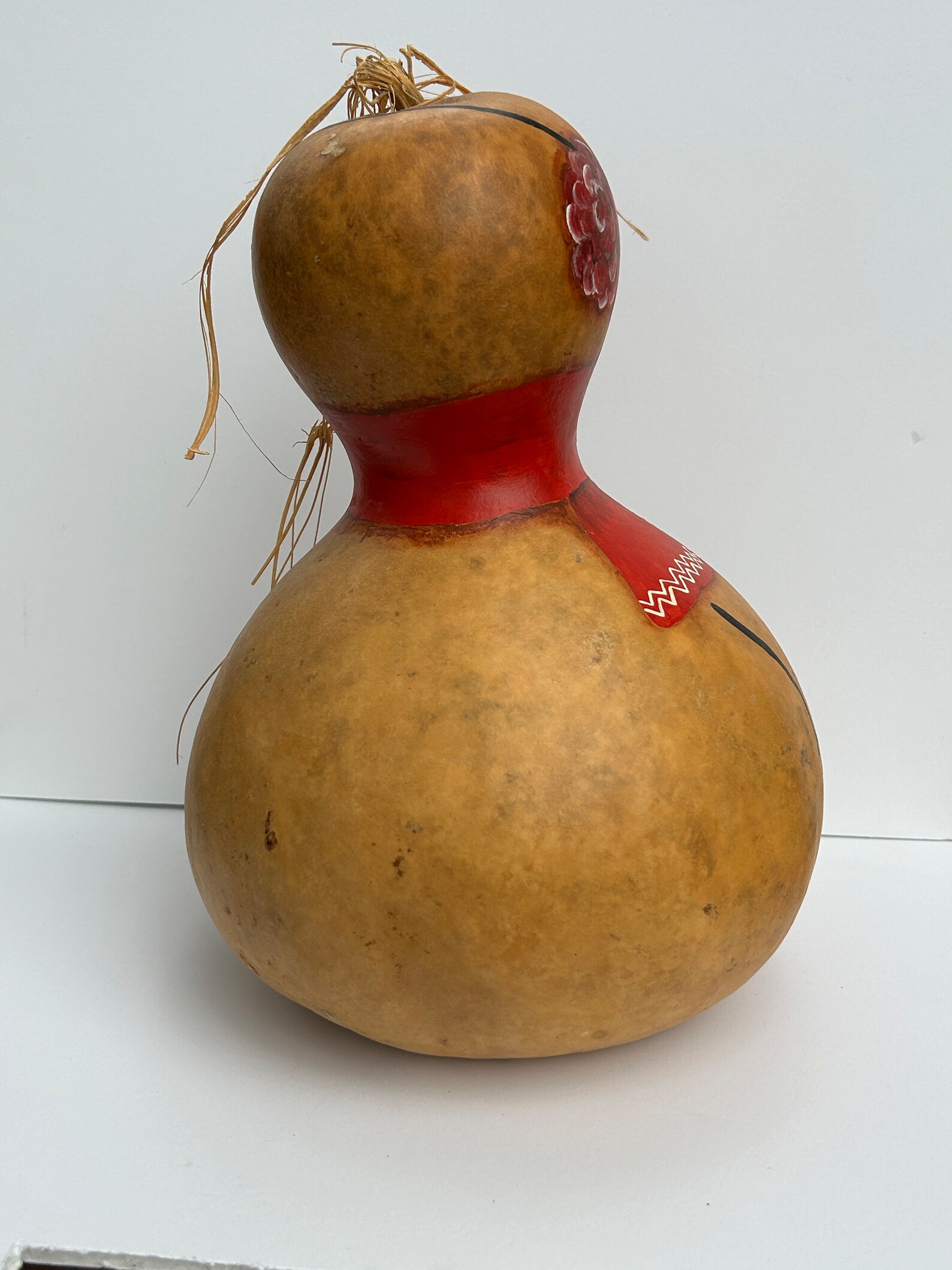 Hand Painted Gourd Snowman - Etsy