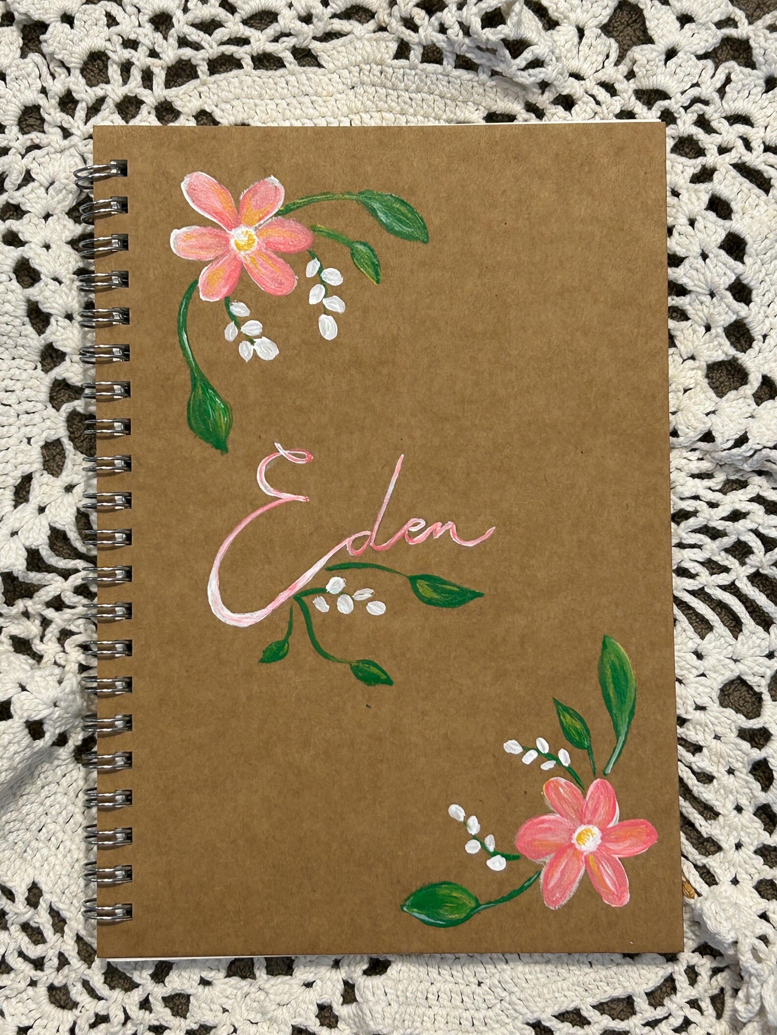 Custom Hand Painted Journal or Sketchbook - Etsy