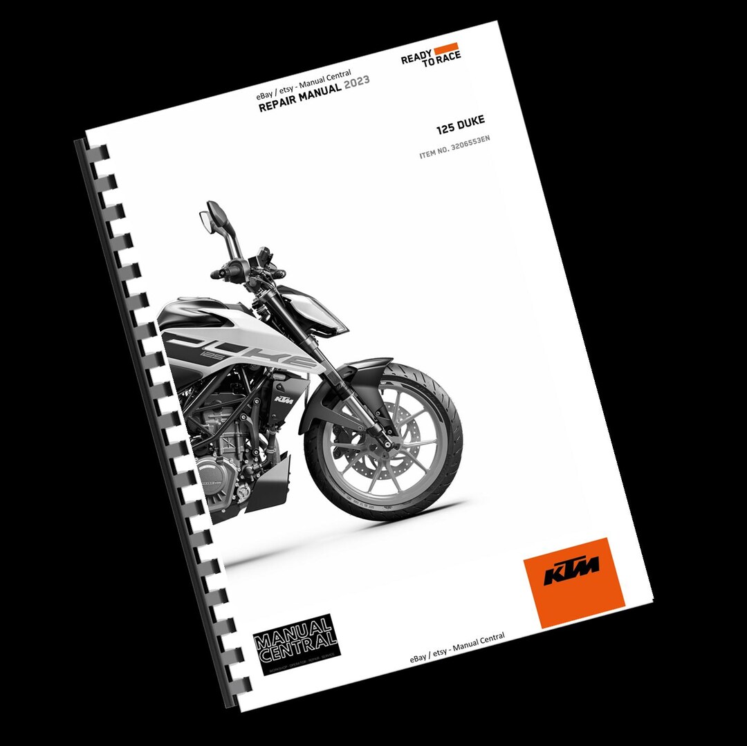KTM 2023 - 125 Duke - Service Workshop Repair Manual - Etsy
