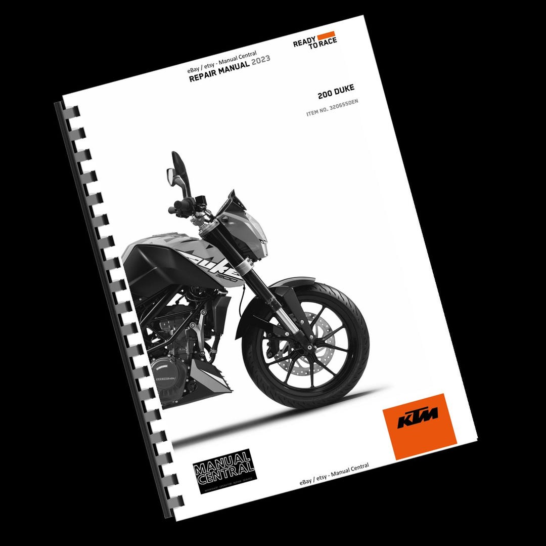 KTM 2023 - 200 Duke - Service Workshop Repair Manual - Etsy