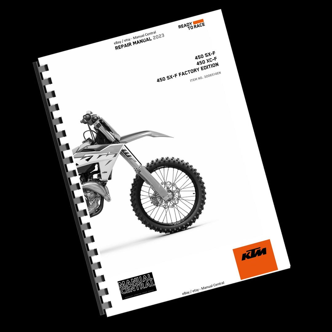 KTM 2023 - 450 Sx-f Xc-f Factory Edition - Service Workshop Repair ...
