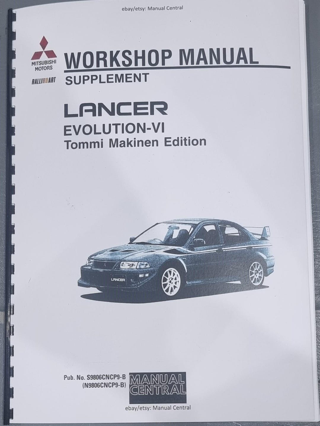 Mitsubishi Lancer Evolution VI Evo 6 - Tommi Makinen Edition Supplement ...