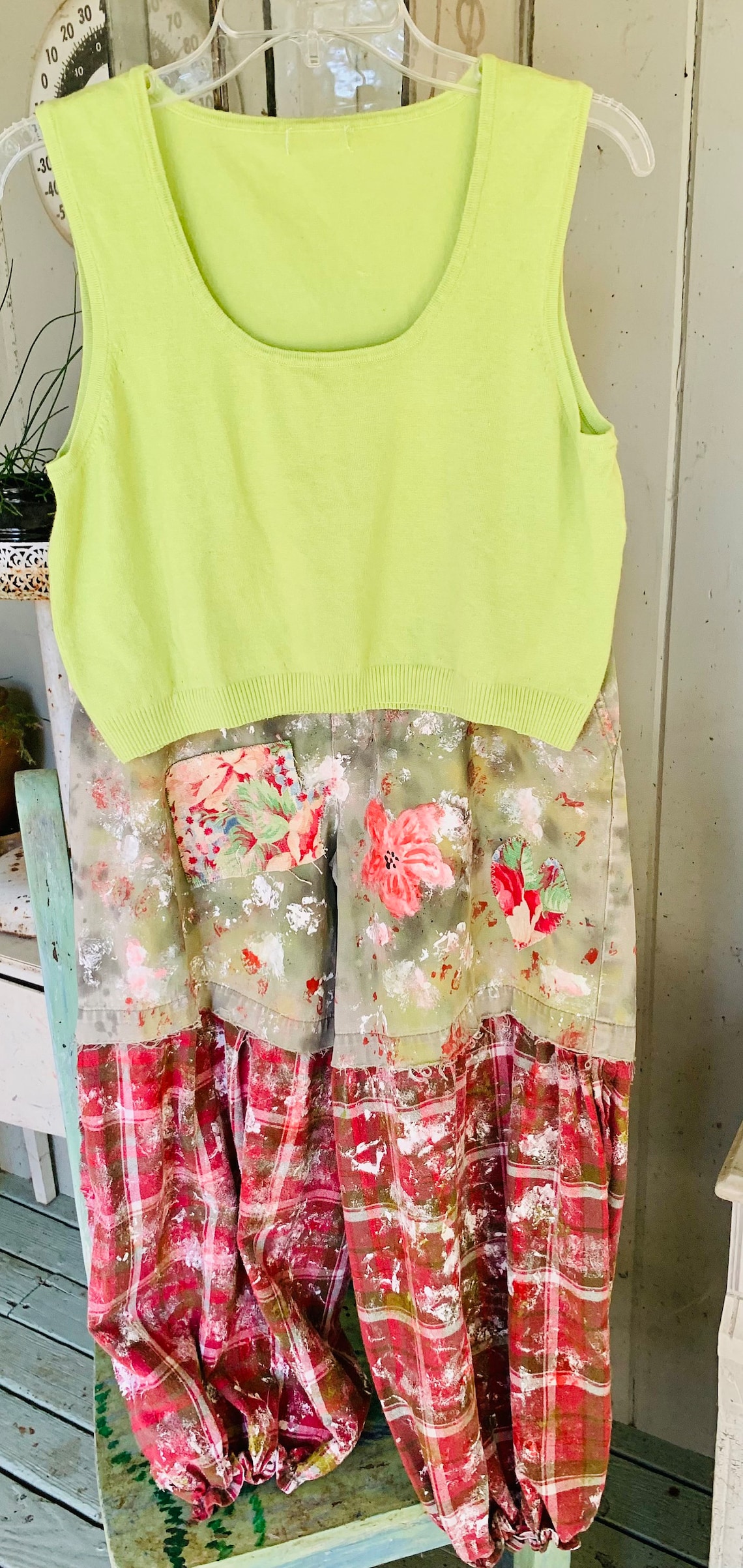 Bloomer Pants Hand Painted Womens Clothing Size M-L - Etsy