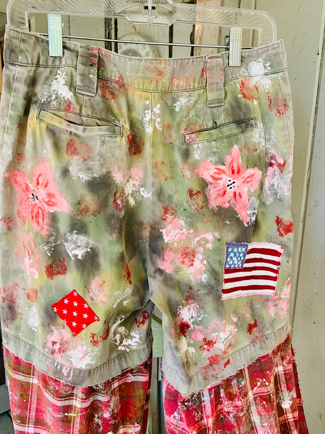 Bloomer Pants Hand Painted Womens Clothing Size M-L - Etsy