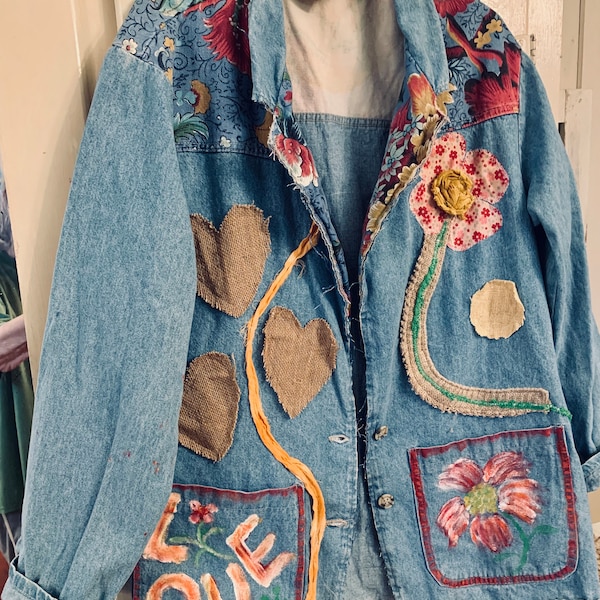 Applique Jacket - Etsy