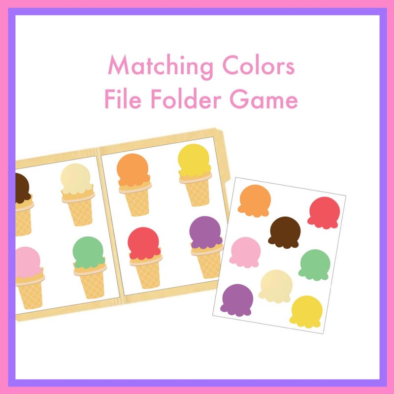 File Folder Game - Etsy