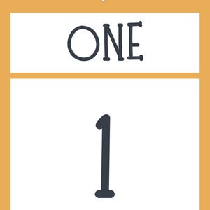 Printable Numbers for Learning - Etsy