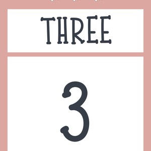 Printable Numbers for Learning - Etsy