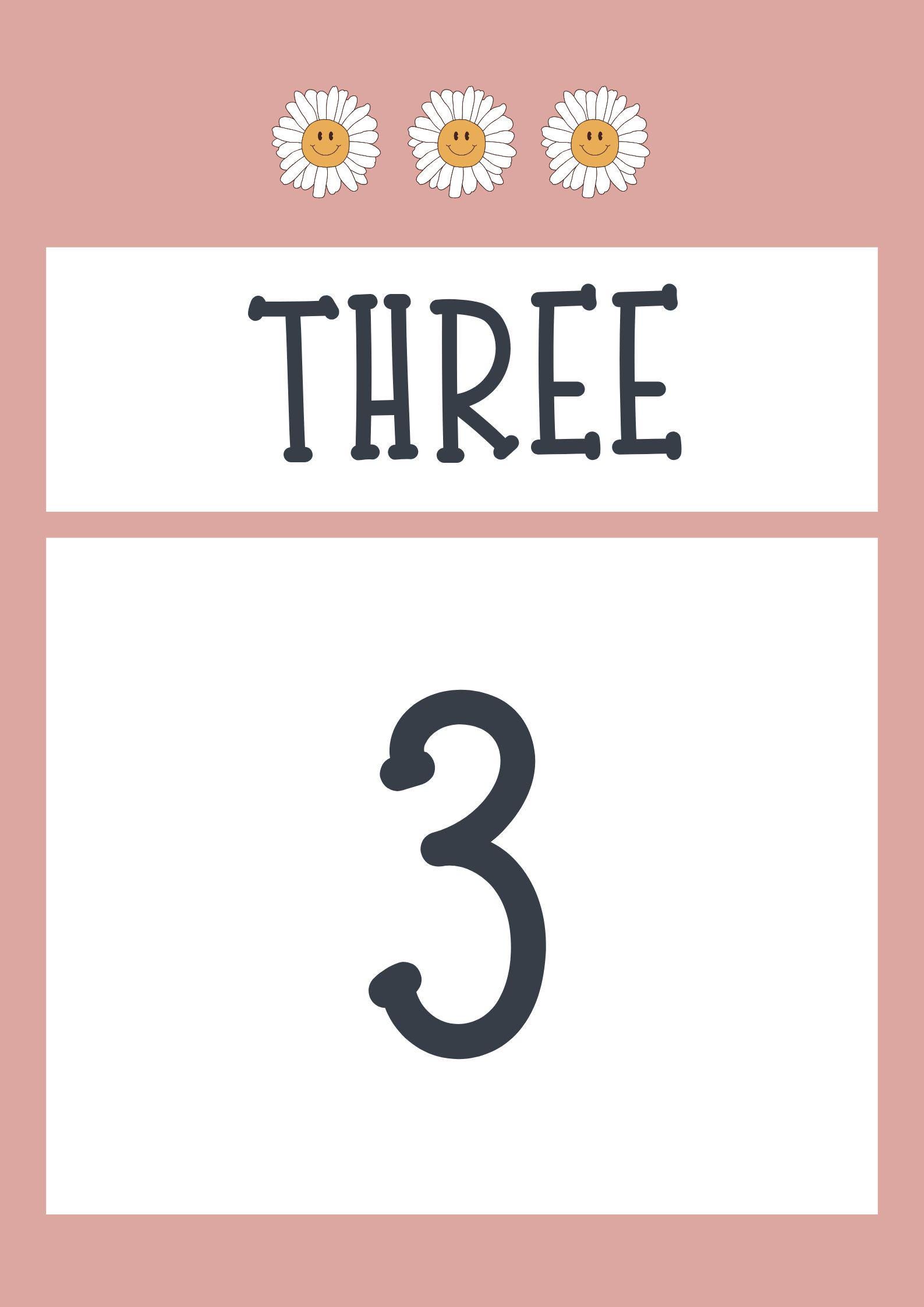Printable Numbers for Learning - Etsy