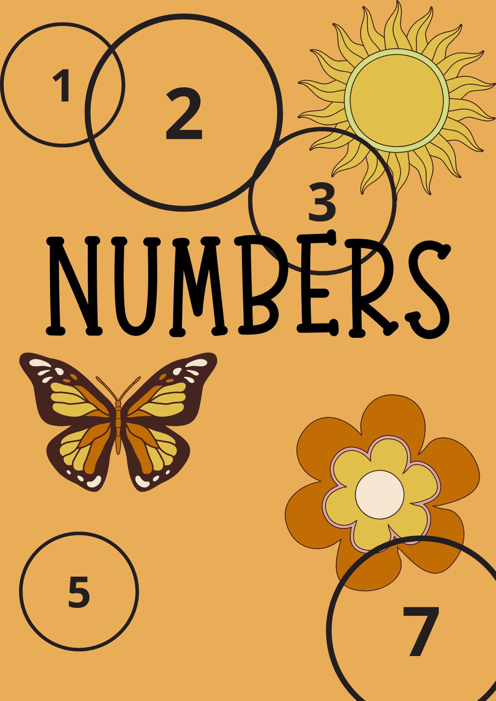 Printable Numbers for Learning - Etsy