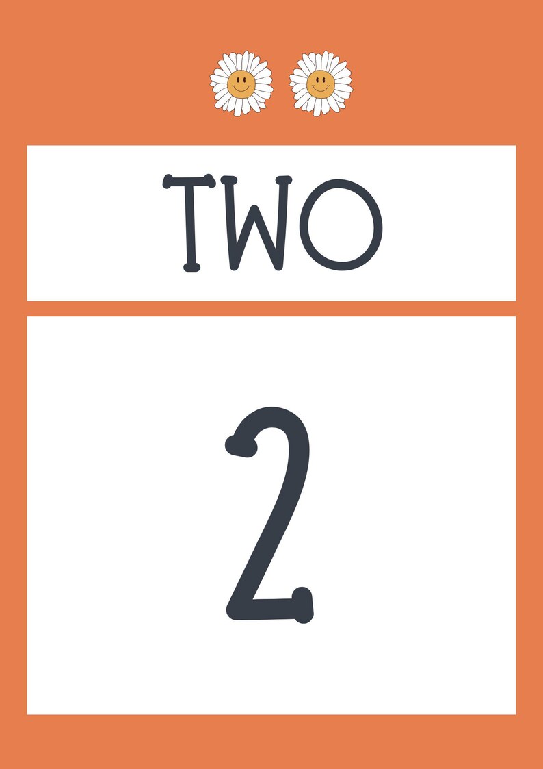 Printable Numbers for Learning - Etsy