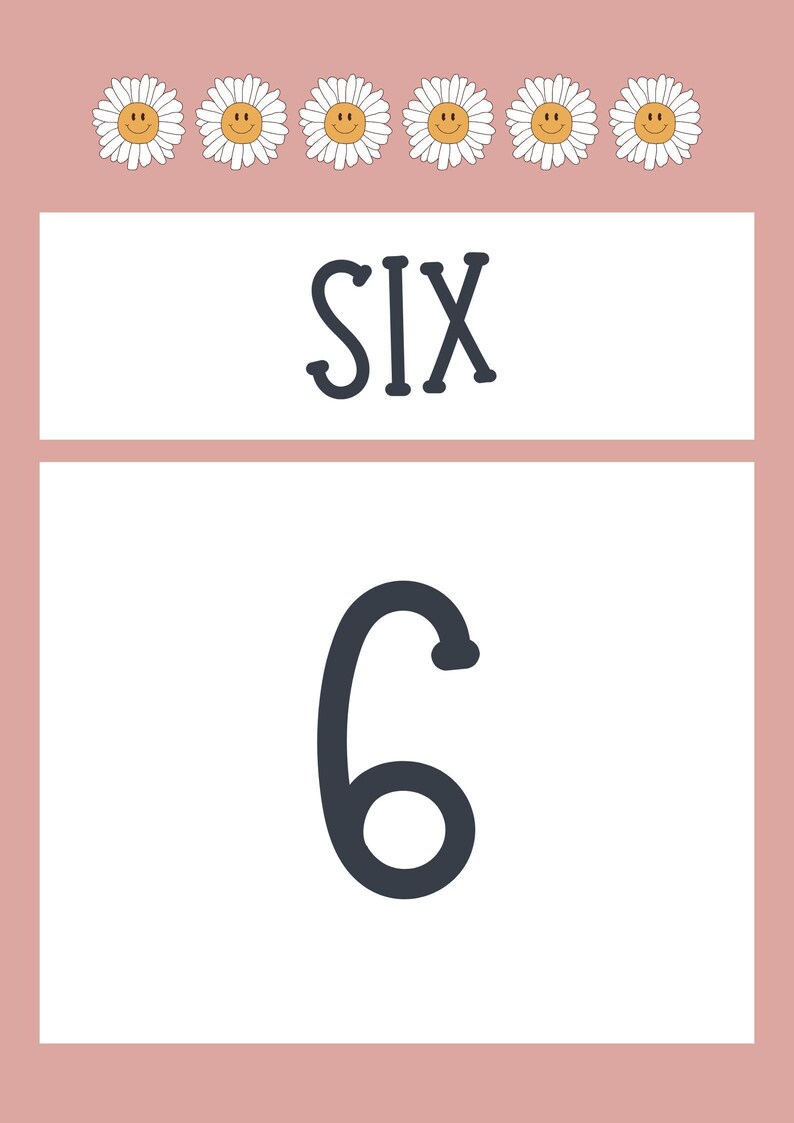 Printable Numbers for Learning - Etsy