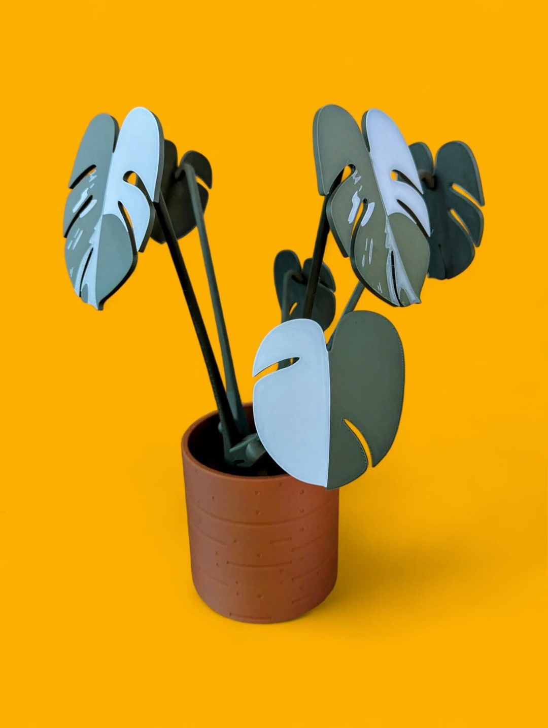 Monstera Plant Coaster Set Magnetic Removable Drink Coasters - Etsy