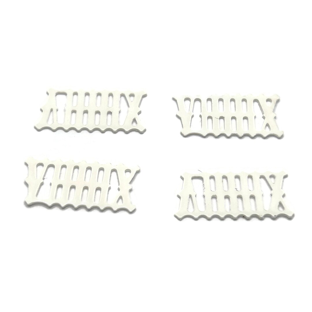Cuckoo Clock Roman Numerals for Dials, Plastic, Size 9mm to 28mm ...