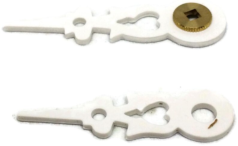 Cuckoo Clock Hands for Mechanical Clock Movements Only, White Acrylic ...