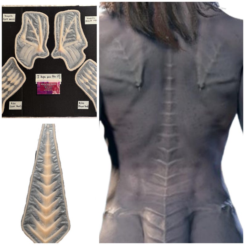 11 TIEFLING PROSTHETIC SET. Baldur's Gate 3 Tiefling Scales. Succubus ...