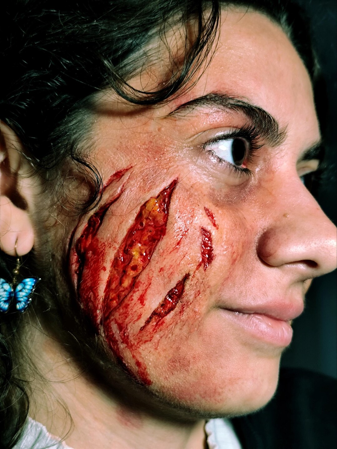 OPEN WOUND PROSTHETIC: Beast Attack, Special Effects Makeup. Cosplay ...